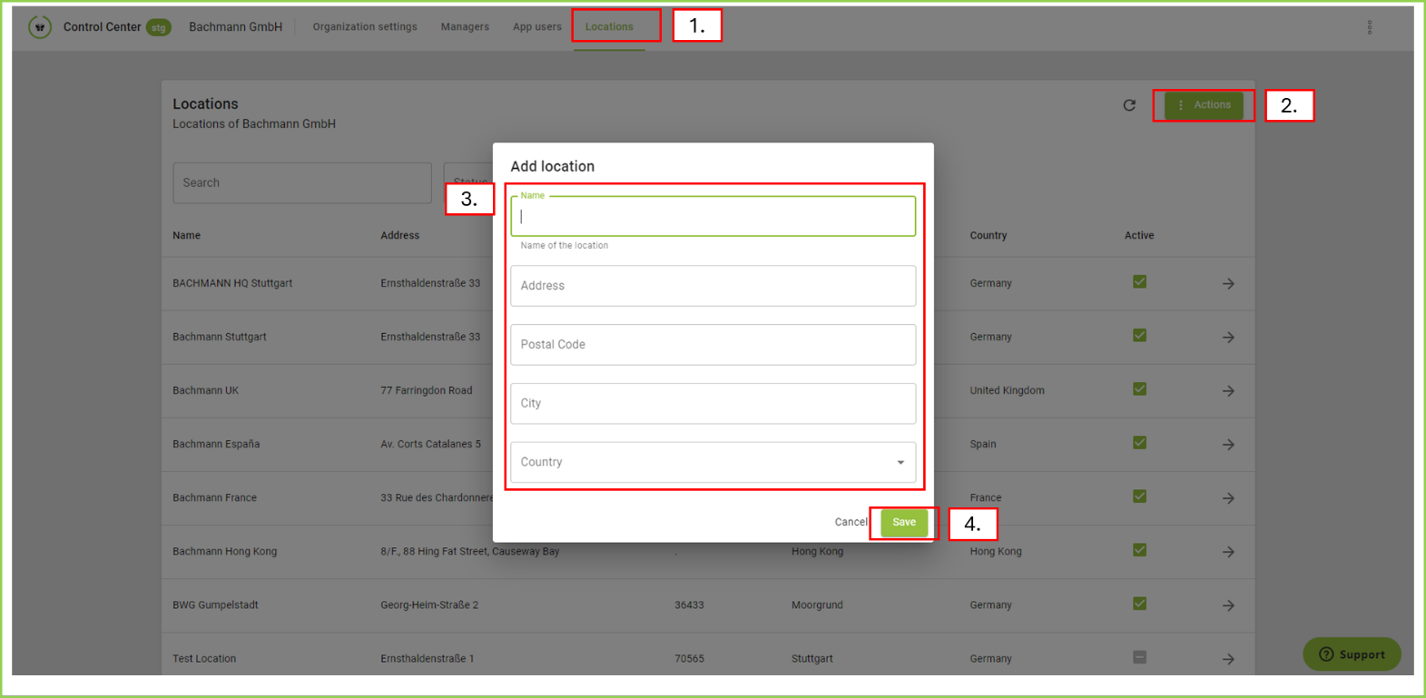 Locations - Add a new location to your organisation – Help │ Vodafone ...