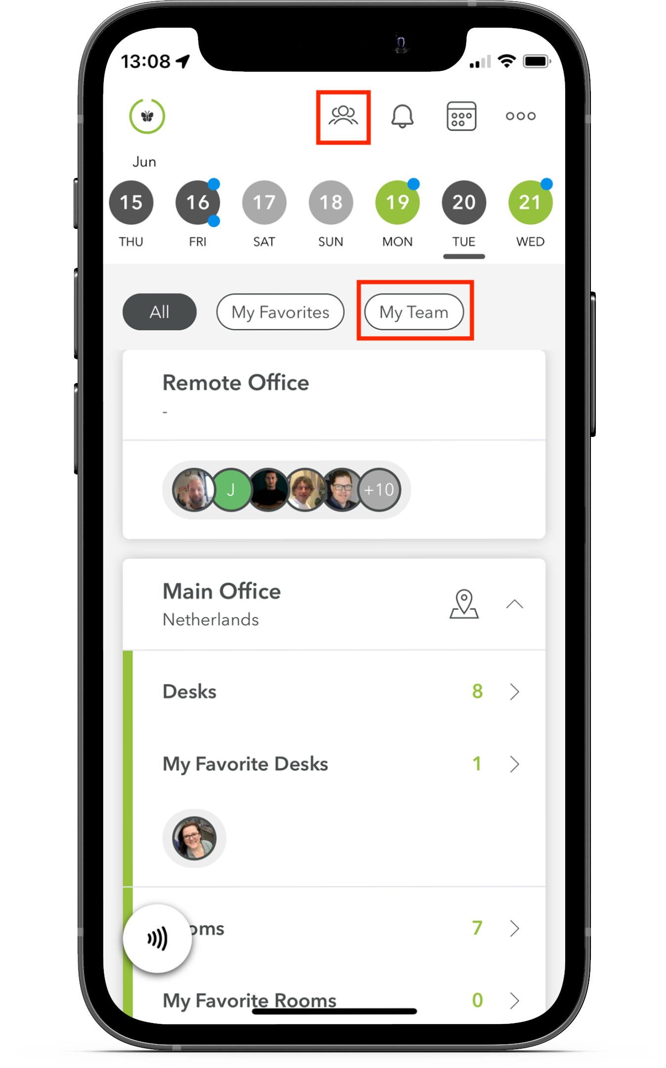 How to use the "My Team" functionality – iotspot Help Centre